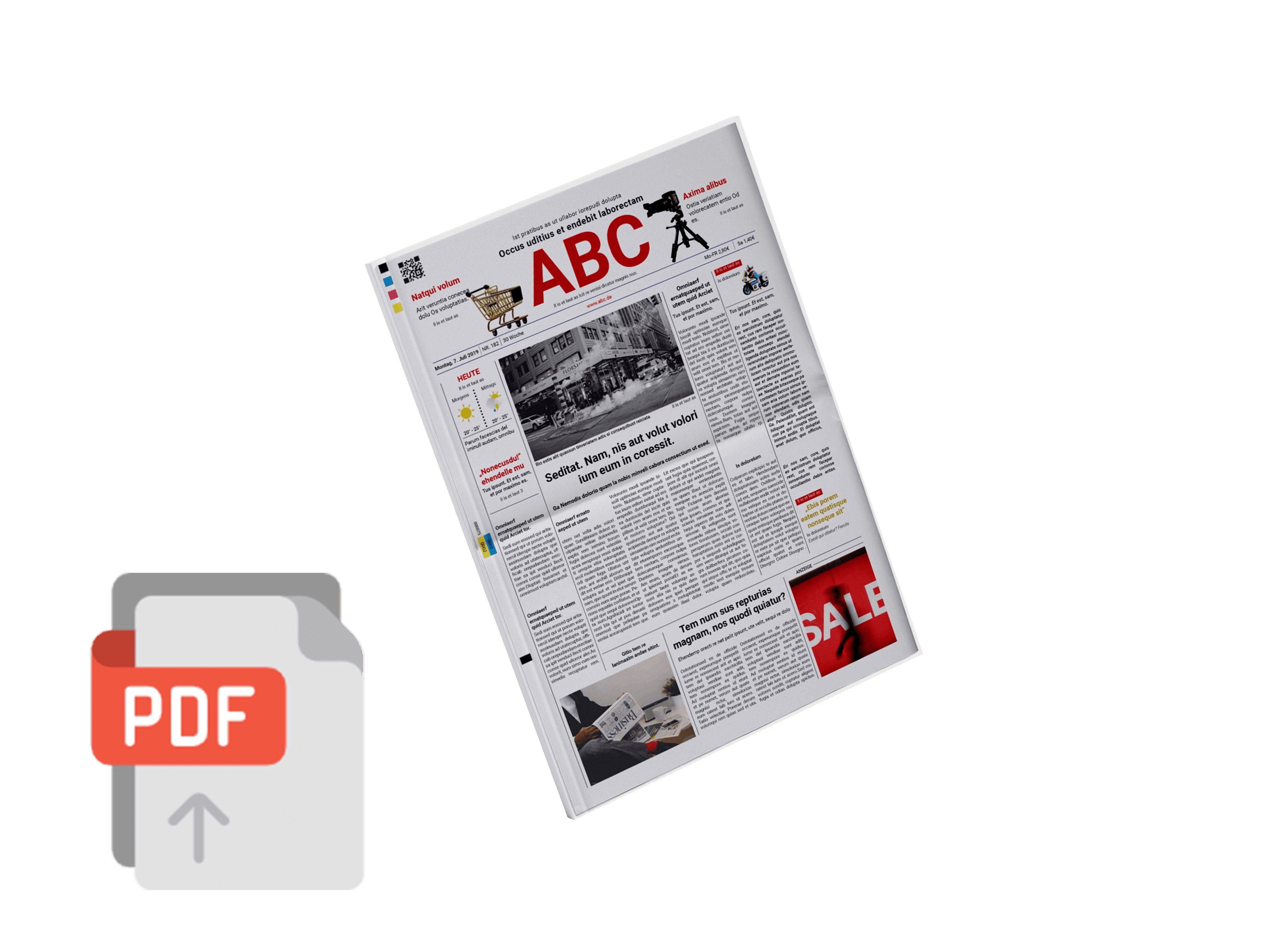 Tageszeitung erstellen: Klassische Vorlagen & Layouts